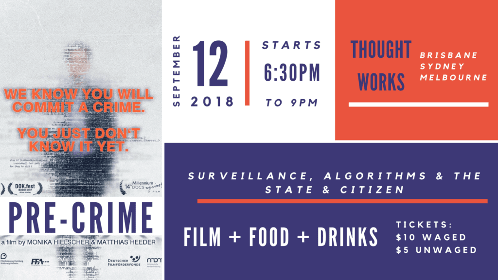 September 12 – Pre-Crime film & digital rights night in Brisbane ...